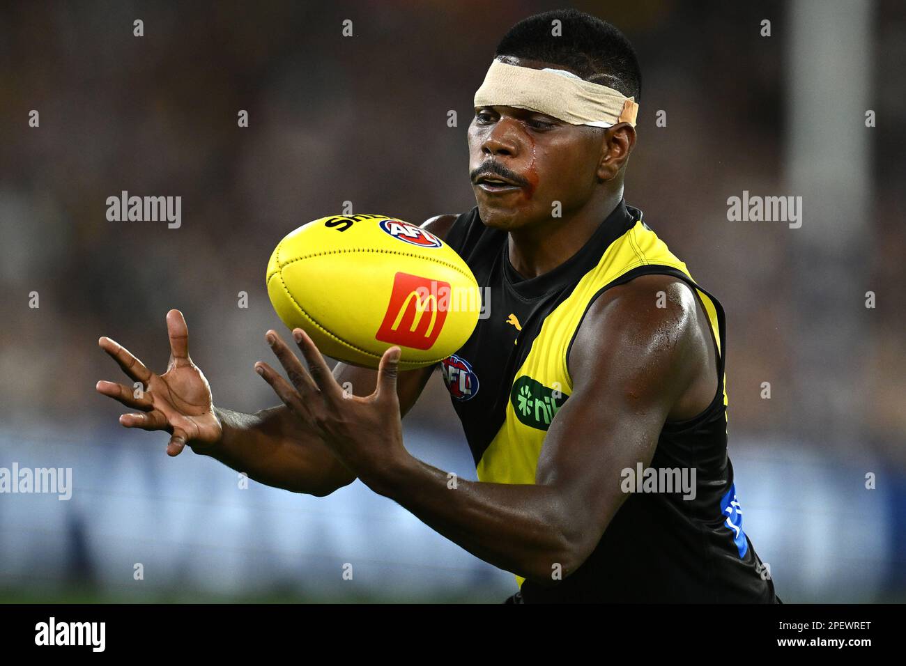 Maurice Rioli of Richmond during the AFL Round 1 match between the ...