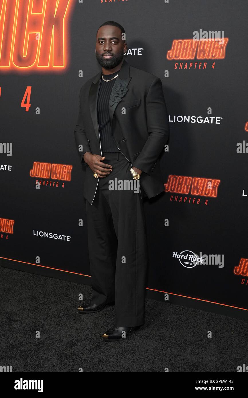 Photo by: Siegfried Anthony/STAR MAX/IPx 2023 3/15/23 Shamier Anderson ...