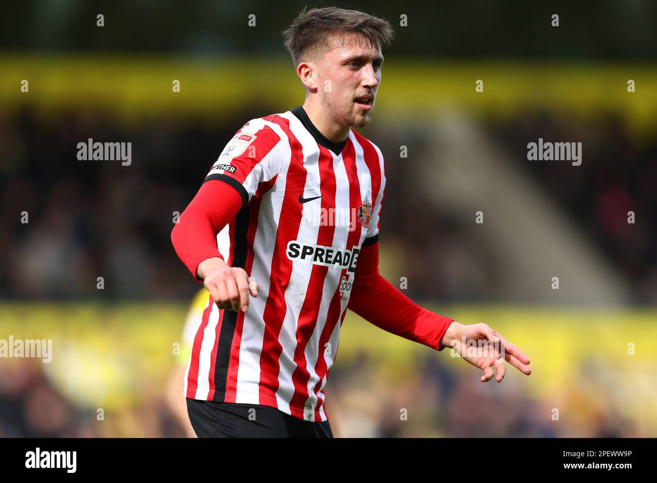 Dan Neil of Sunderland - Norwich City v Sunderland, Sky Bet ...