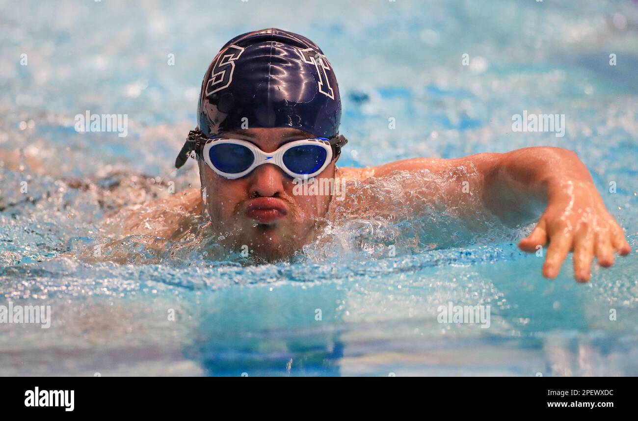 Great Britain’s William Browning in action during the Men’s MC 100m Freestyle heats on day one ...