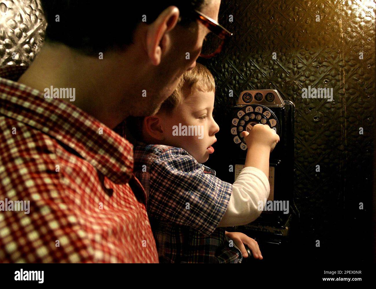 ** ADVANCE FOR WEEKEND EDITIONS JUNE 26-27 ** Thomas Woods IV shows his ...