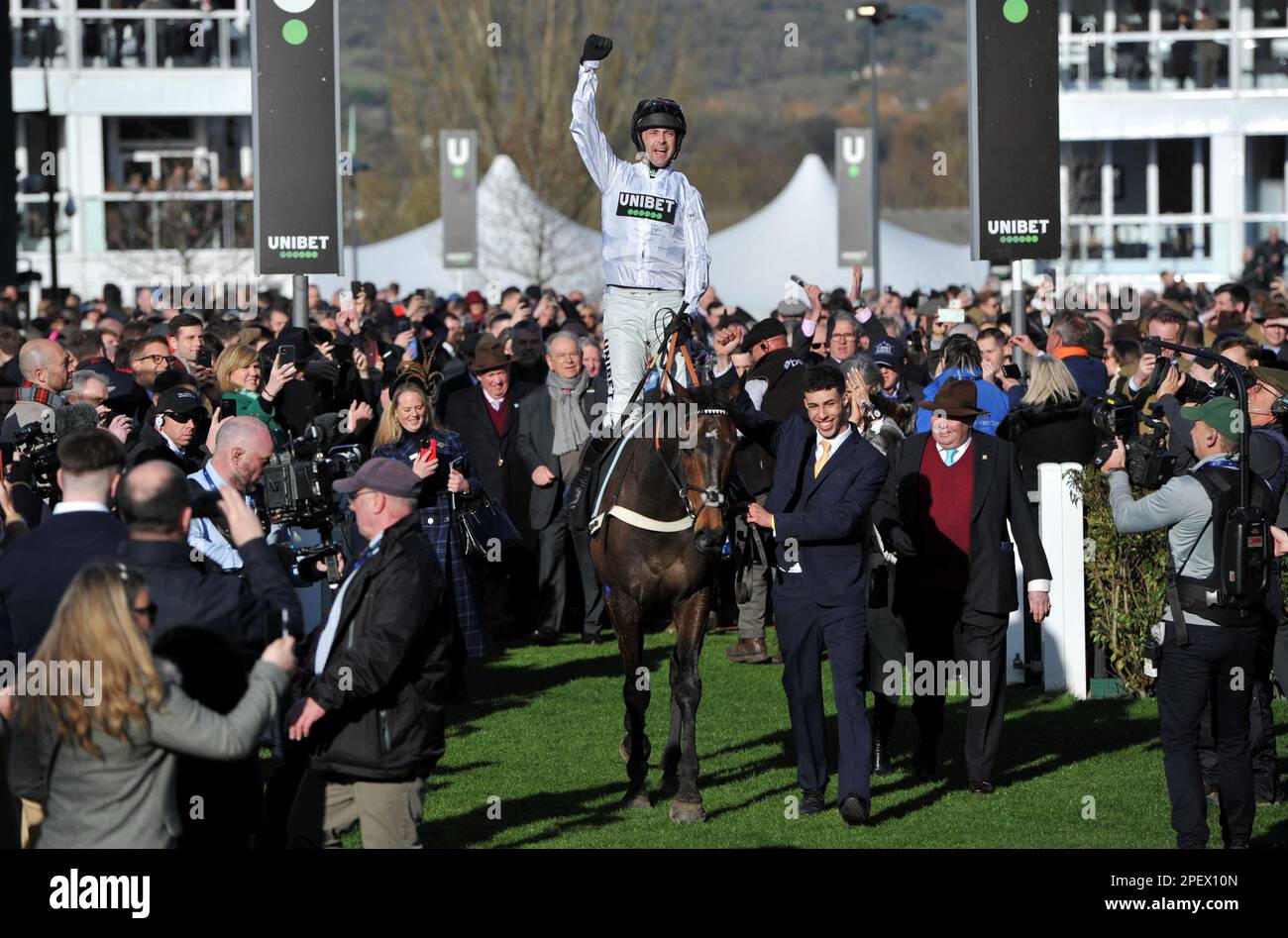 Race 4 The Unibet Champion Hurdle. Race winner Constitution Hill ridden ...