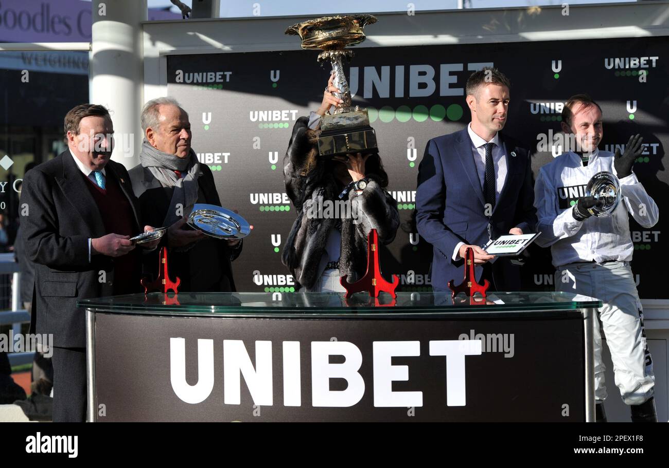 Race 4 The Unibet Champion Hurdle. Race winner Constitution Hill ridden ...
