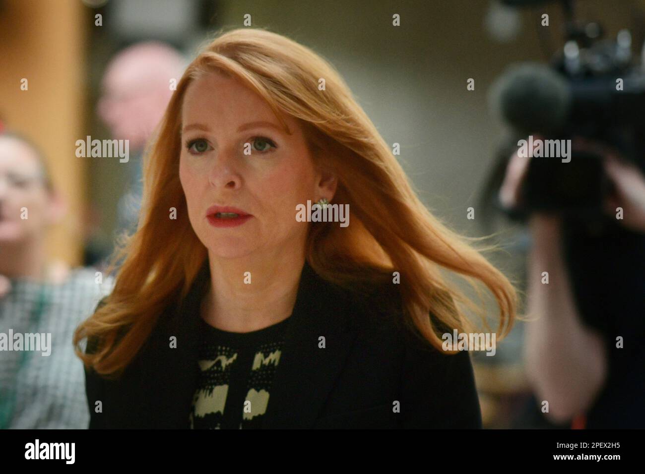 Edinburgh Scotland, UK 16 March 2023. Ash Regan arrives at the Scottish ...