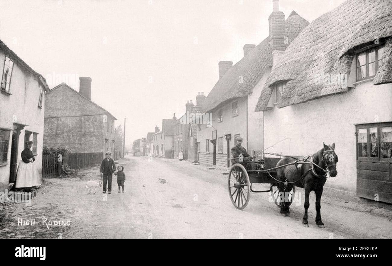 High Roding - 1908 Stock Photo - Alamy
