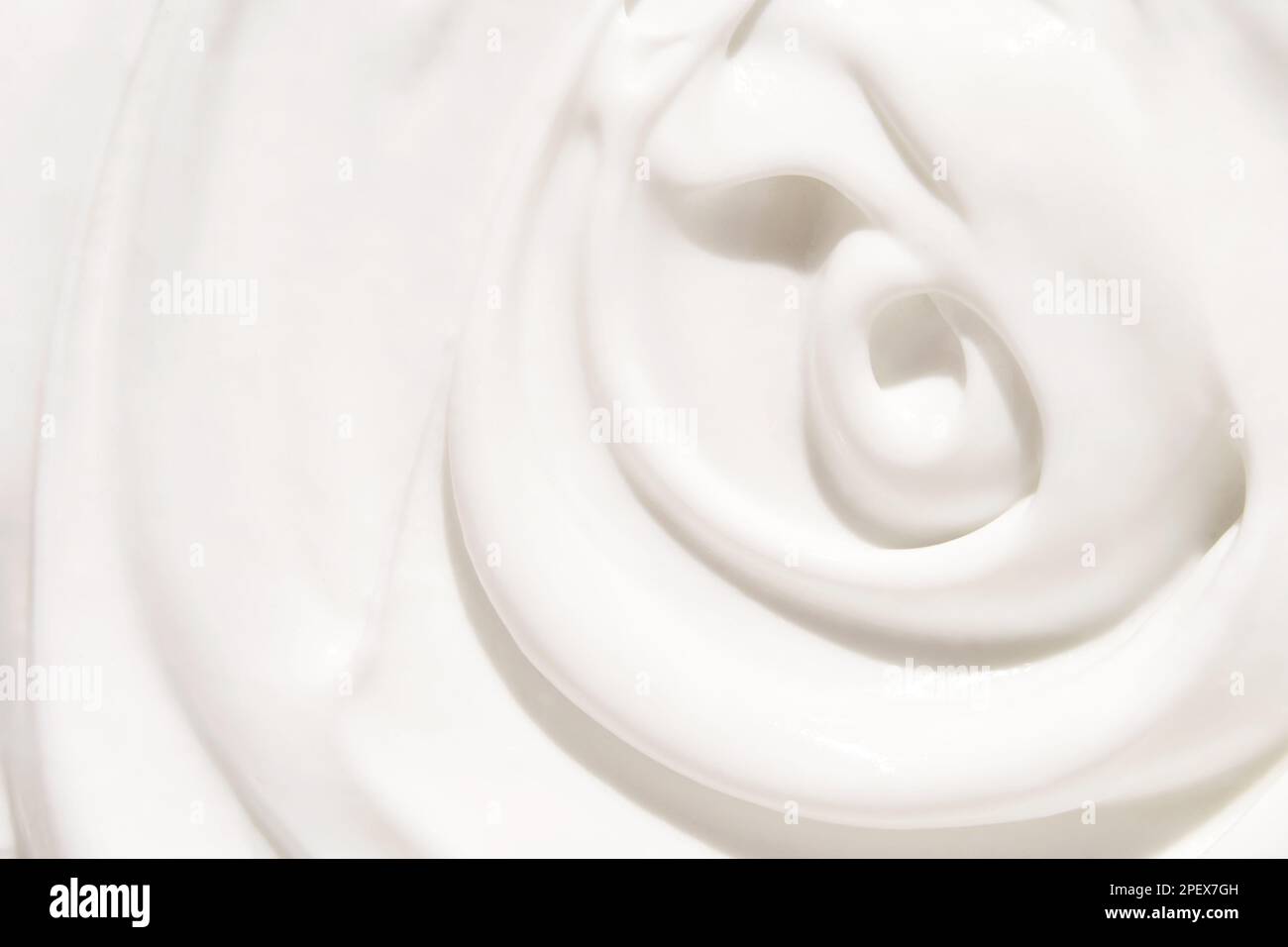 Cosmetic swirl product background. White toothpaste texture. Cleansing ...