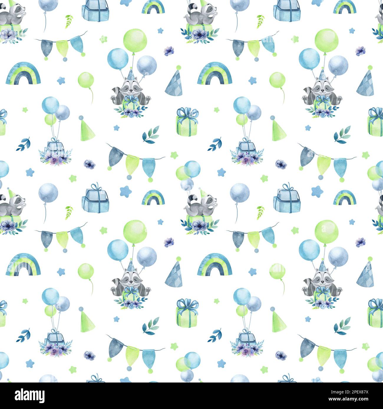 Happy birthday pattern hi-res stock photography and images - Alamy