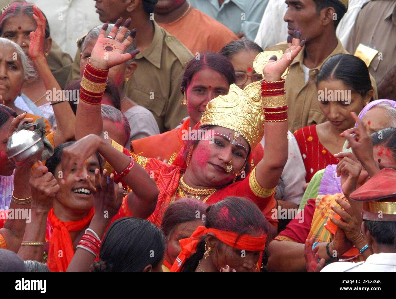Indian Hindu devotees dance during the 127th Lord Jagannath Rath Yatra ...