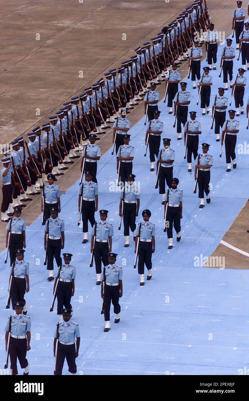 Cadets march during the Combined Graduation Parade where 160 cadets ...