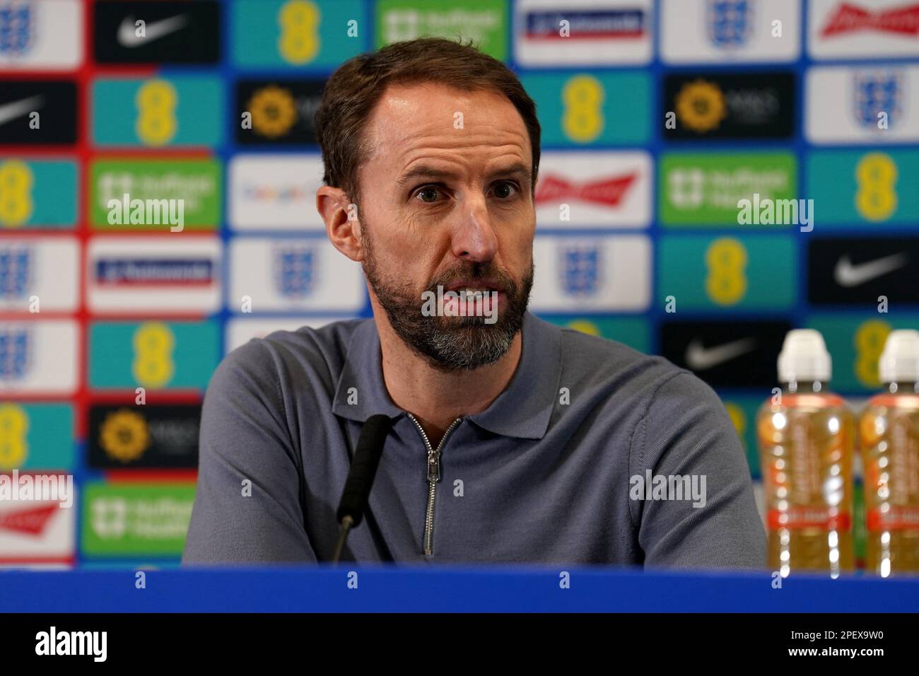 England Manager Gareth Southgate During A Press Conference To Announce