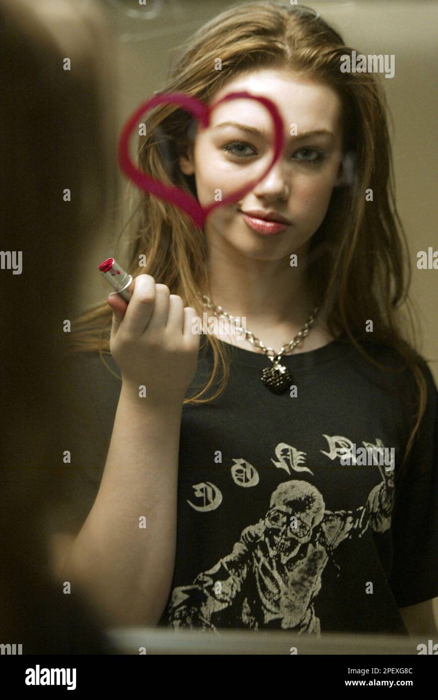 Singer Skye Sweetnam poses during the filming of a music video at the ...