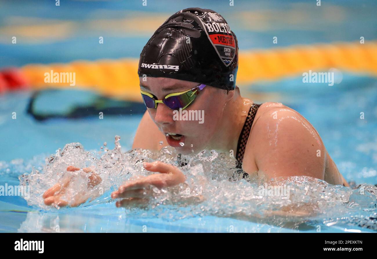 Great Britain’s Georgia Sheffield in action during the Women’s MC 200m ...