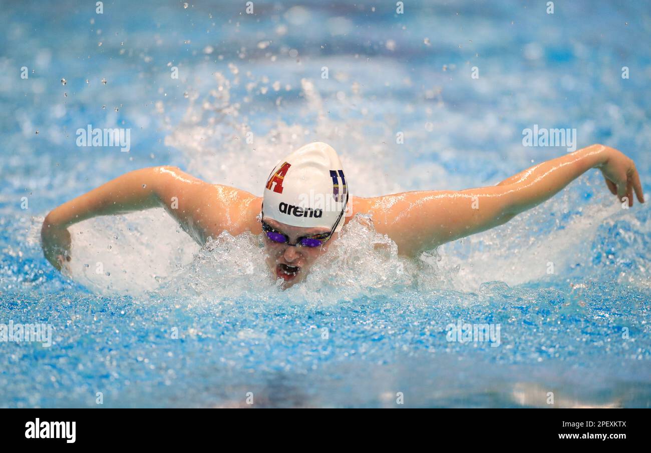 Great Britain’s Faye Rogers in action during the Women’s MC 200m ...