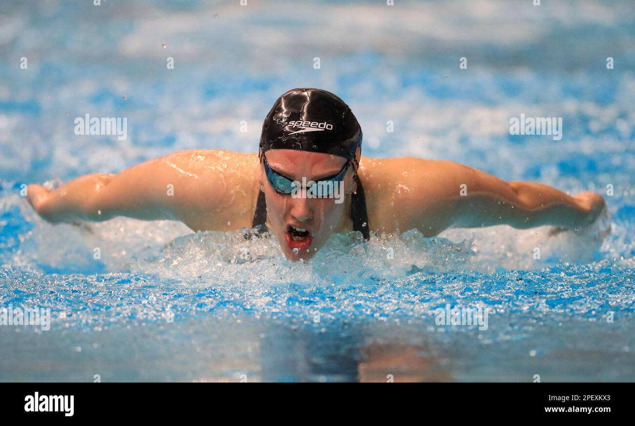 Great Britain’s Louise Fiddes in action during the Women’s MC 200m ...