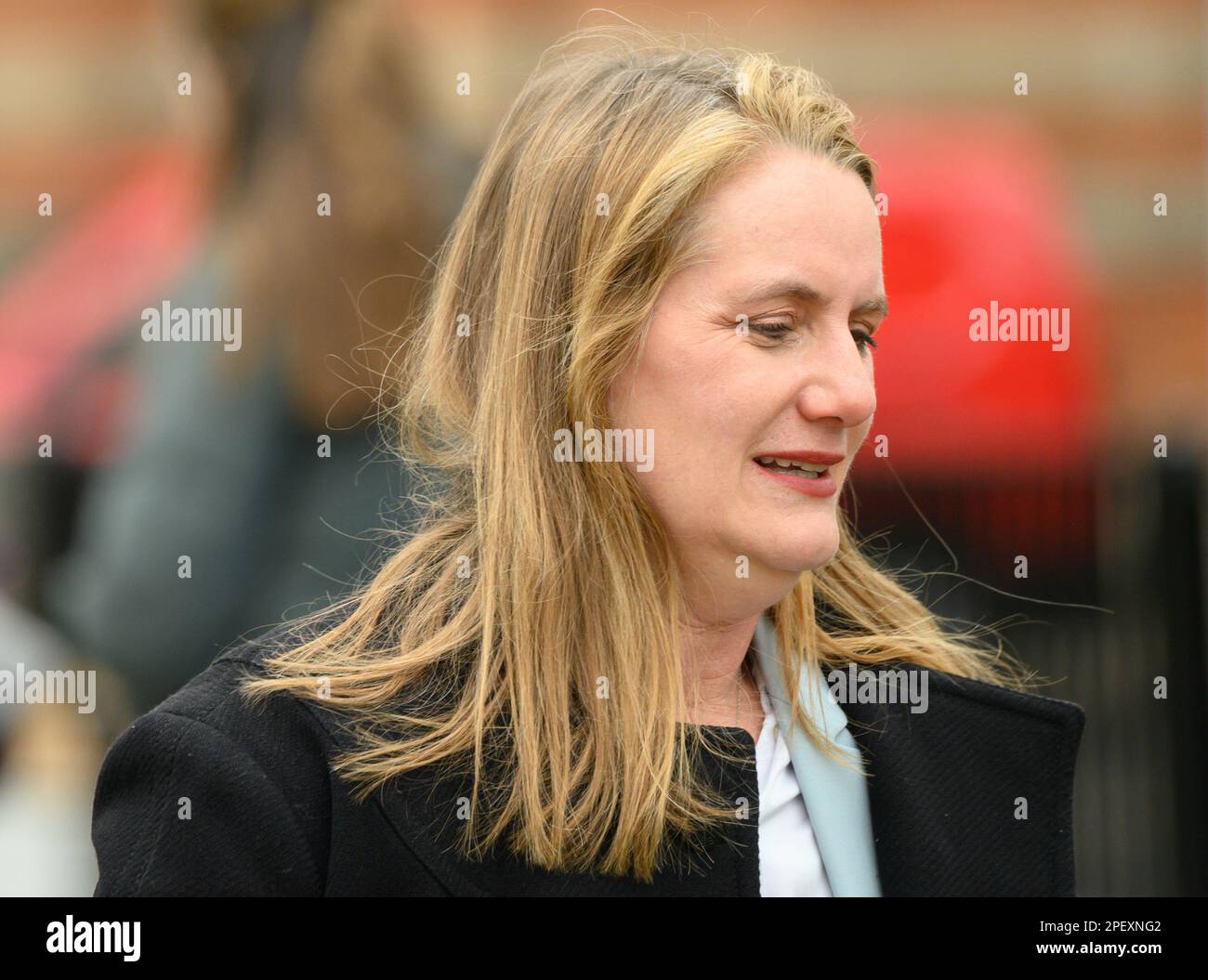 Virginia Crosby MP (Con: Ynys Môn) on College Green, Westminster to be ...