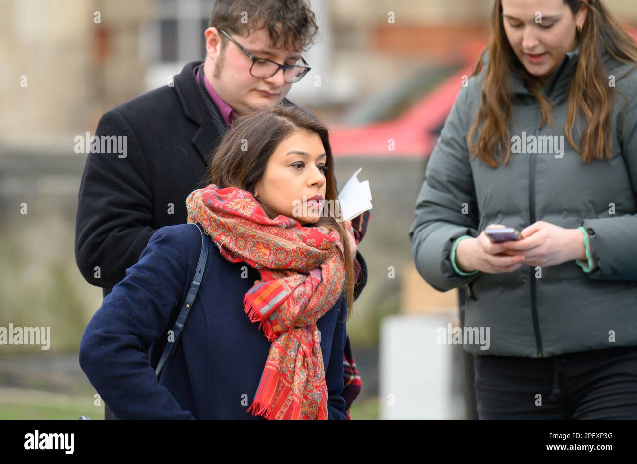 Tulip Siddiq MP (Labour: Hampstead and Kilburn) on College Green ...