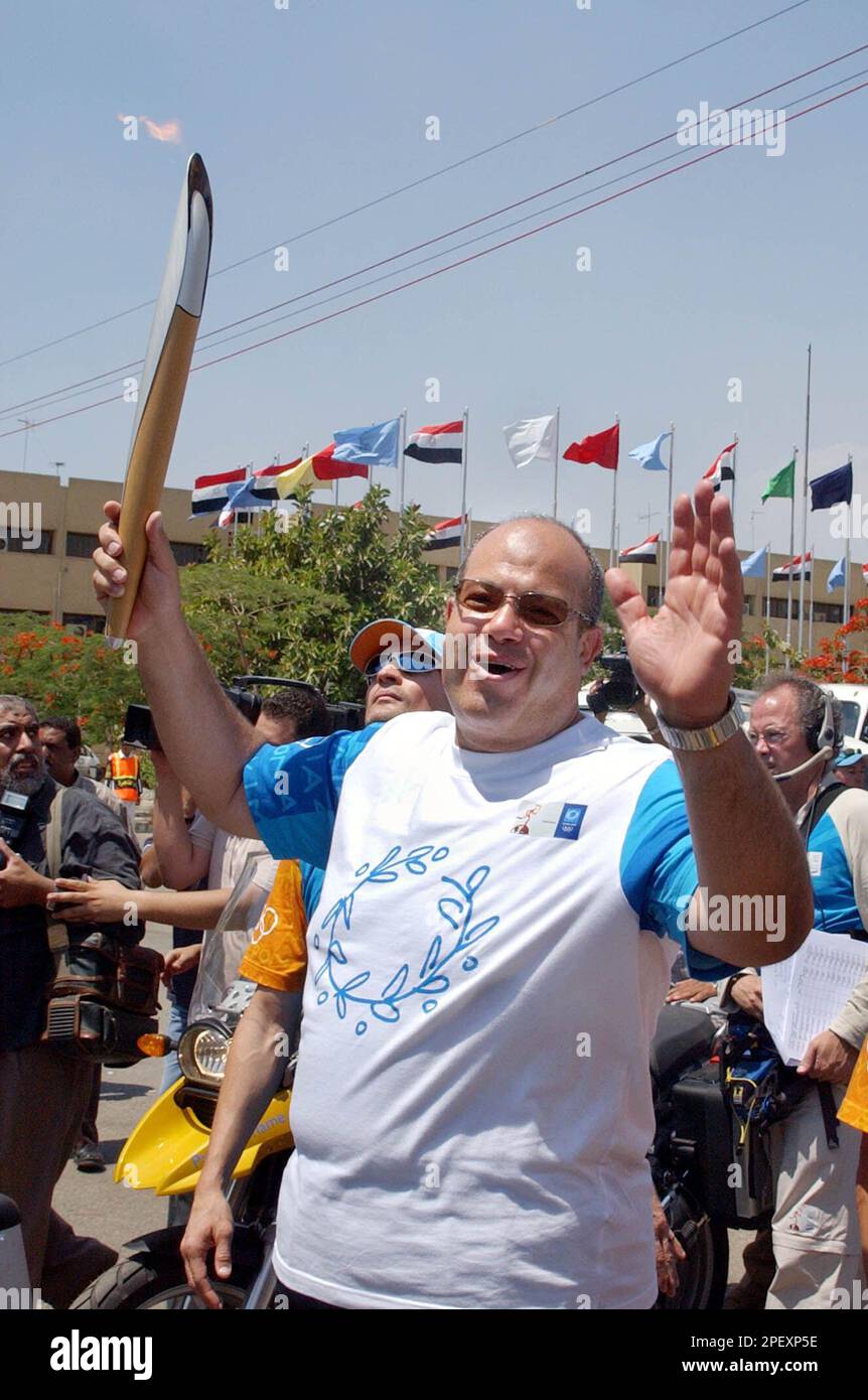 Egyptian Judo champion and eventual silver medal winner in the 1984 Los ...