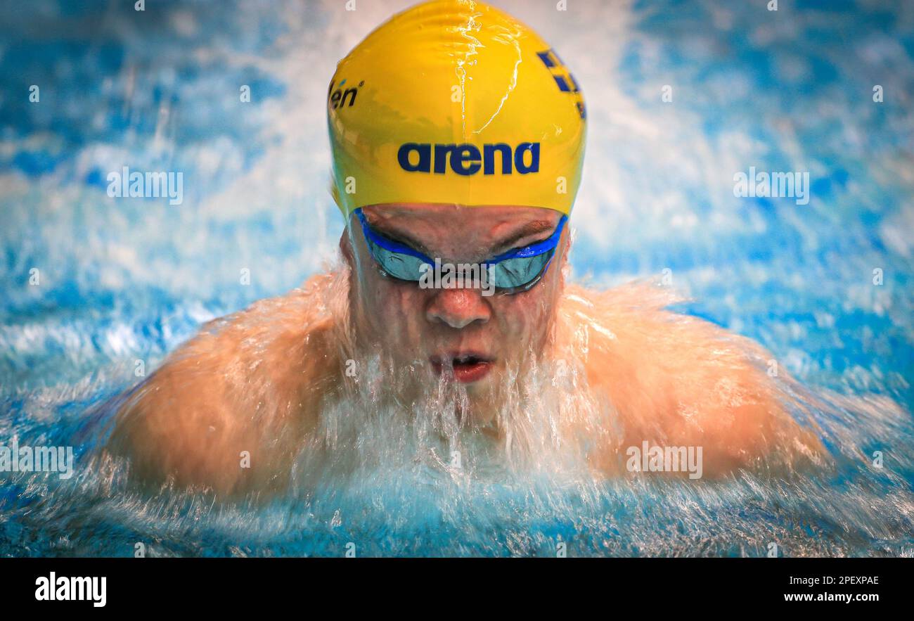 Great Britain’s Archie Hare in action during the Men's MC 200m ...