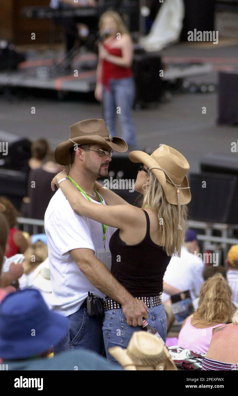 Frank Stankus and Jacqueline Clemens, both of Valley Forge, Pa., dance ...