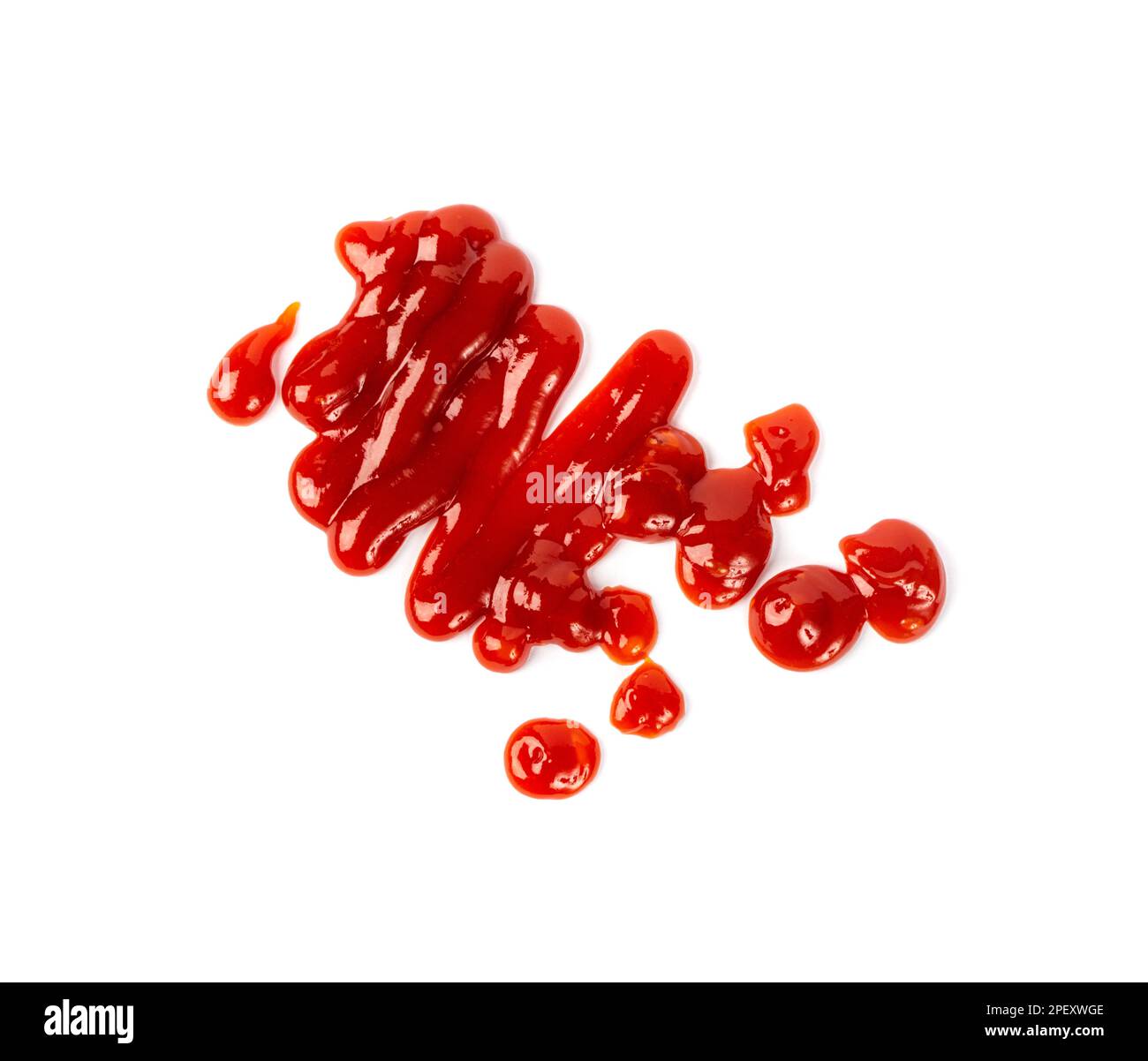 Ketchup Drops Set Isolated, Tomato Sauce Splash, Catsup Stain, Hot ...