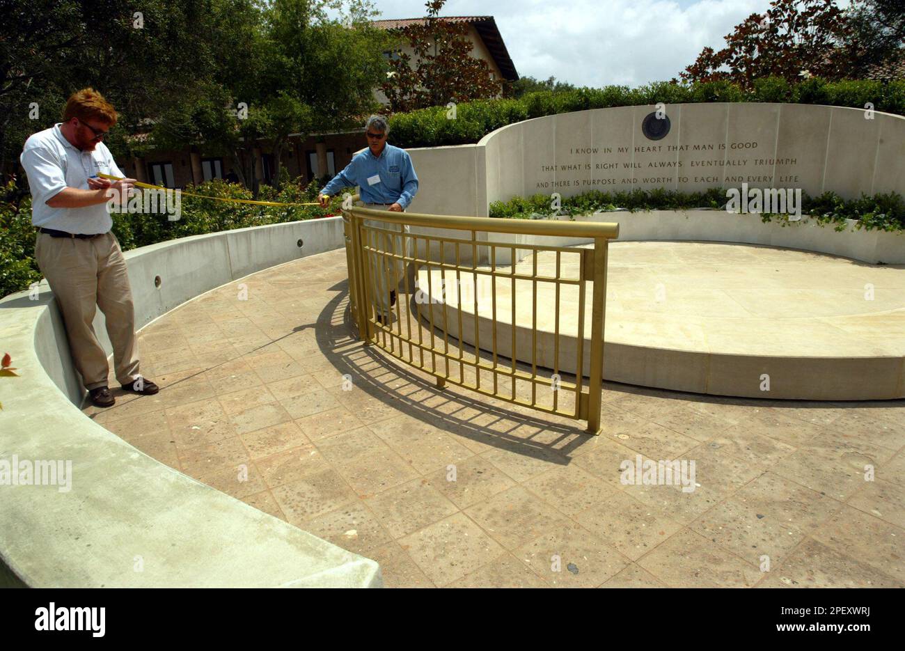 Miles Lantier, left, and Craig Boehne, of Hartmann Studios, an events ...