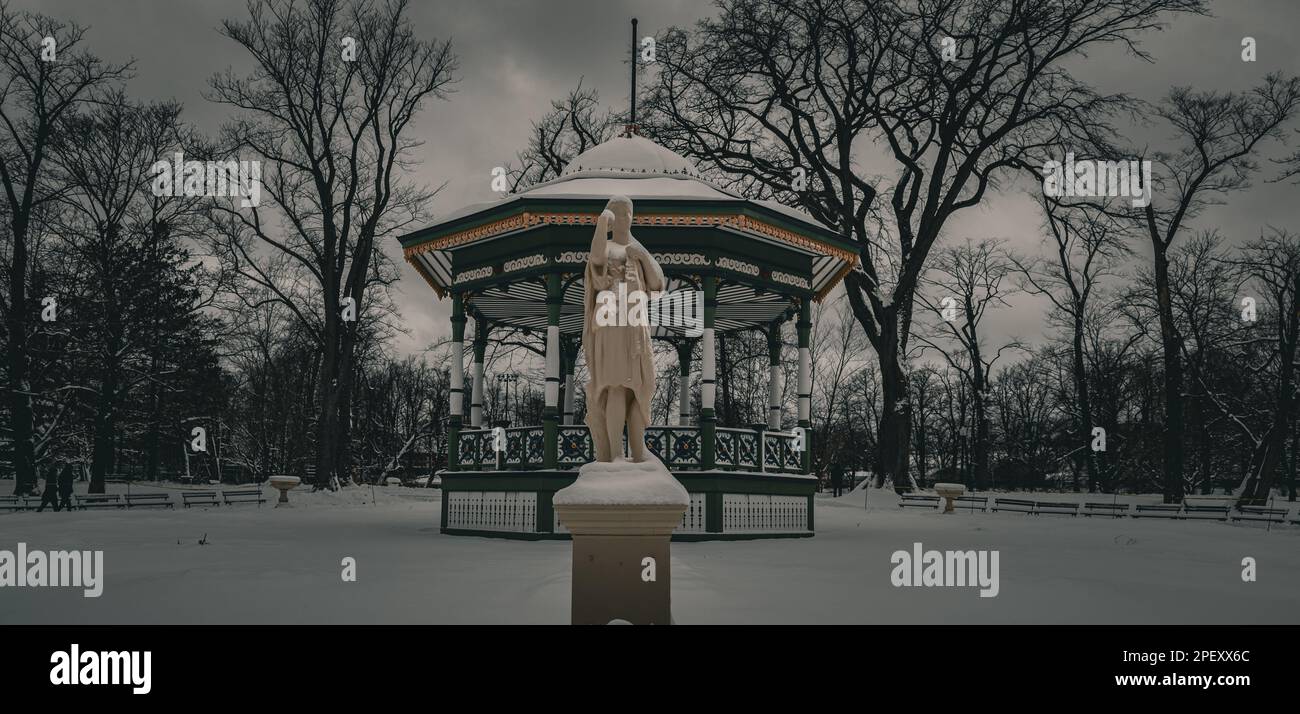 statue of Diana, the goddess of the woodland, wild animals and the ...
