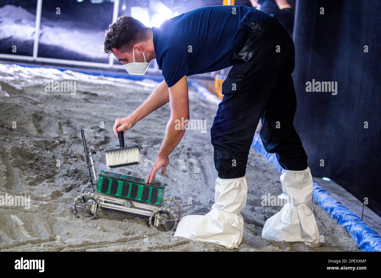 Laage, Germany. 16th Mar, 2023. From the HiveR rover of the company ...