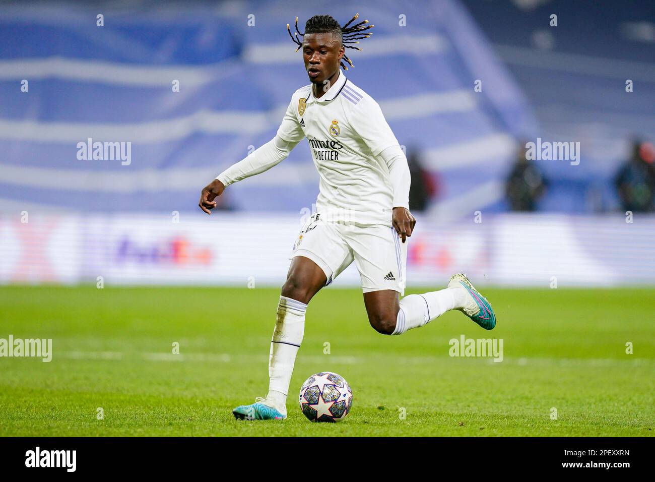 Eduardo Camavinga of Real Madrid during the UEFA Champions League match ...