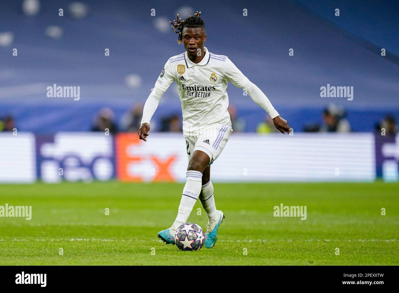 Eduardo Camavinga of Real Madrid during the UEFA Champions League match ...