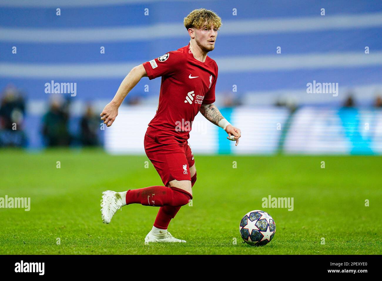 Harvey Elliott of Liverpool FC during the UEFA Champions League match ...