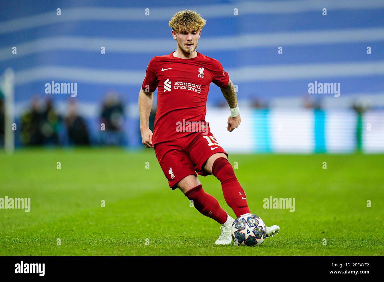 Harvey Elliott of Liverpool FC during the UEFA Champions League match ...