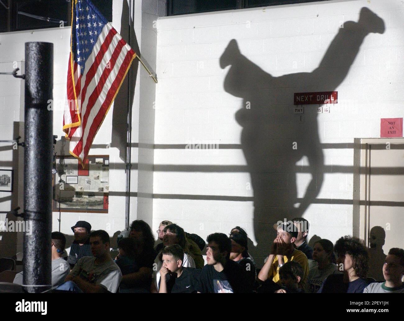 Fans are transfixed by Freak Show Wrestling at an event in the Wooster ...