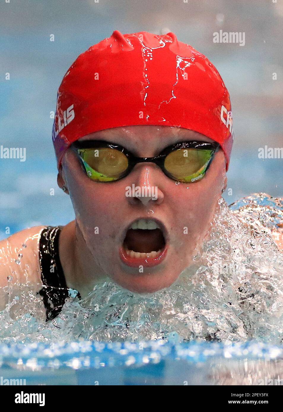 Great Britain’s Ellie Challis in action during the Women’s MC 150m ...