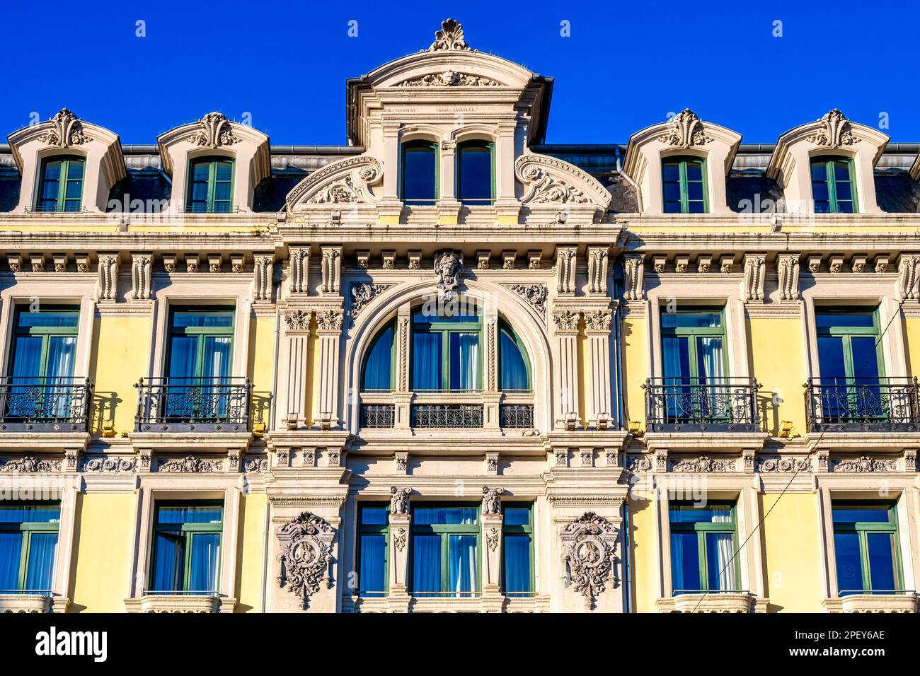 Colonial architectural features in Oviedo, Spain Stock Photo - Alamy