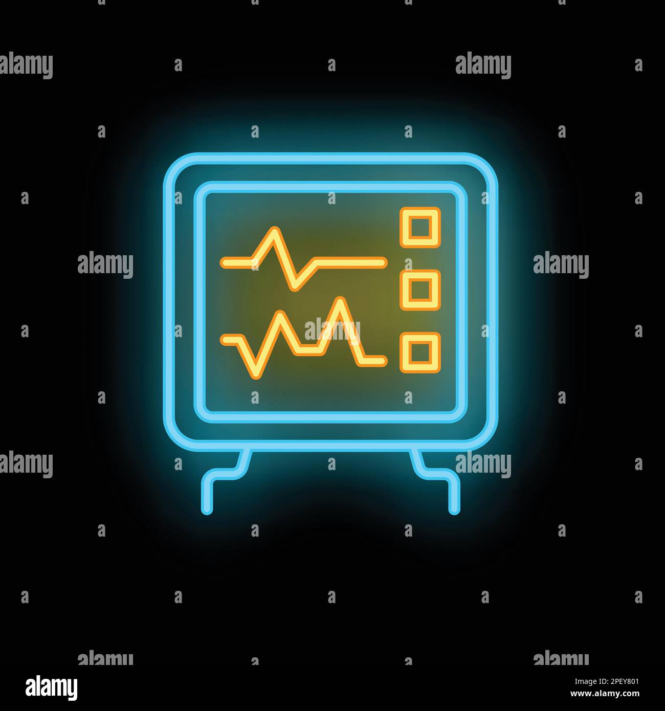 Heart rate monitor icon outline vector. Cardiac surgery. Clinic ...