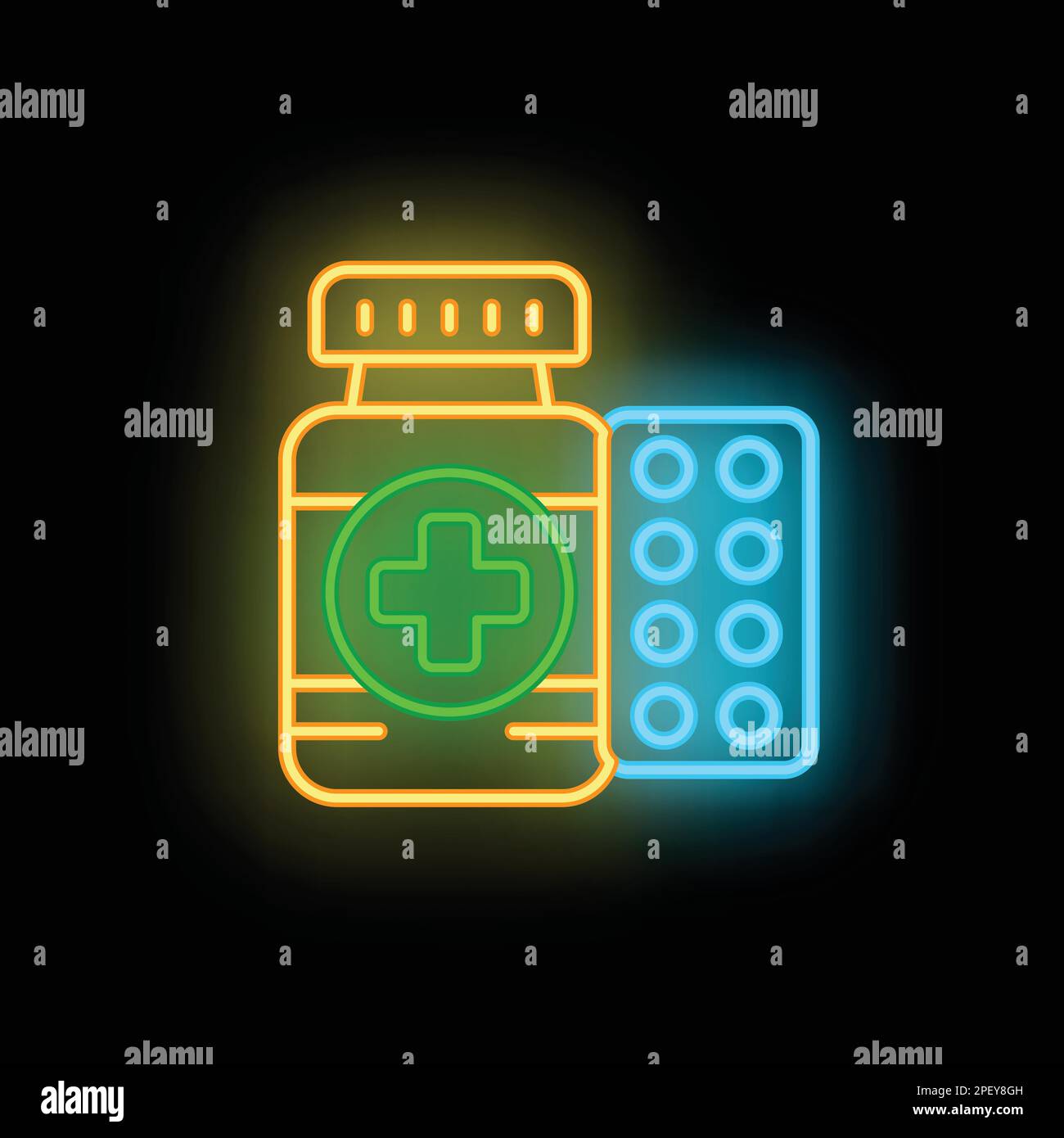 Medicine pills icon outline vector. Heart cardiac. Clinic treatment ...