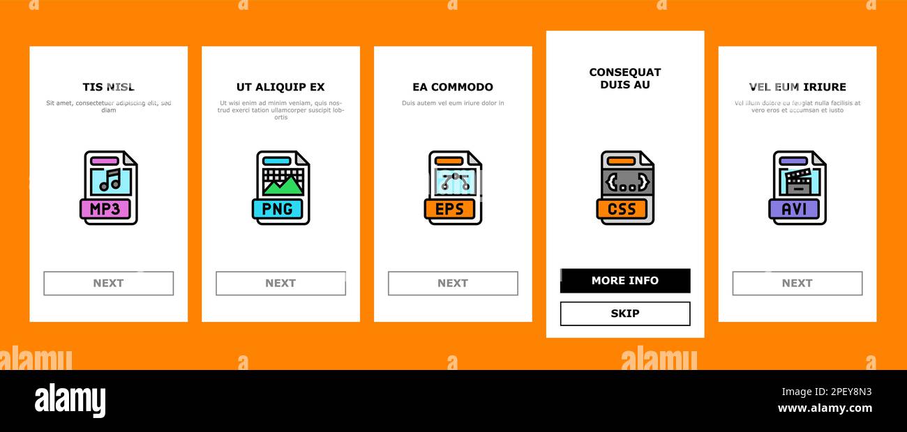 Data onboarding image hi-res stock photography and images - Alamy