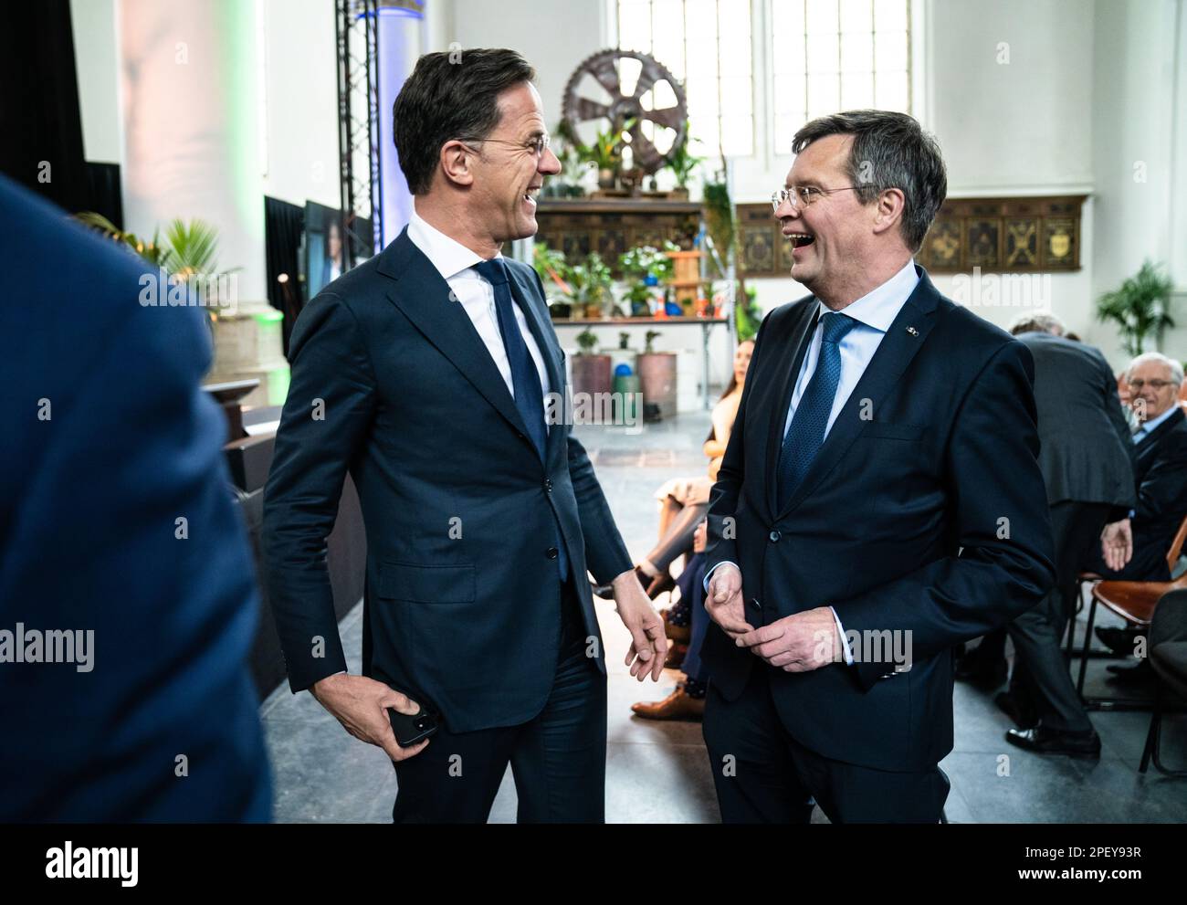 THE HAGUE - (VLNR) Prime Minister Mark Rutte, and former Prime Minister ...