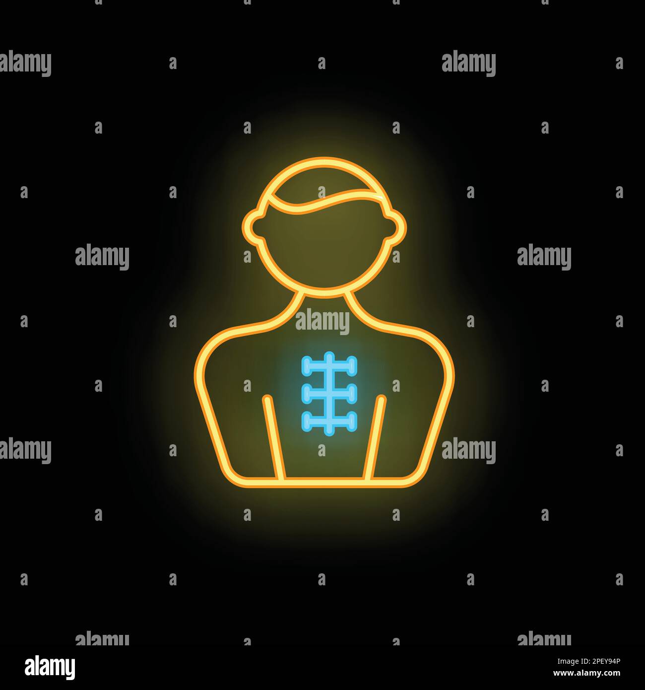 Cardiac surgeon person icon outline vector. Medicine care. Cardio ...