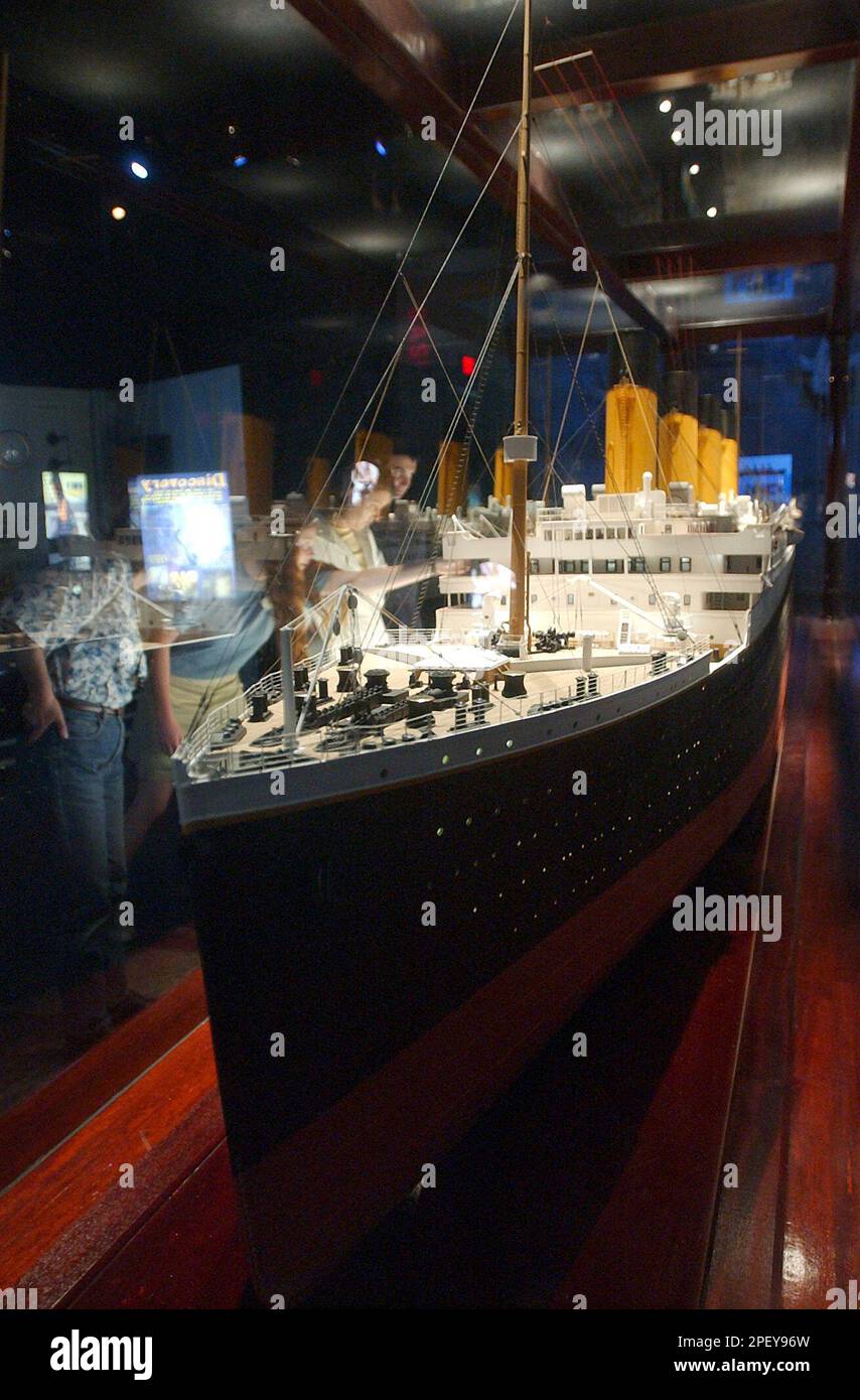 ADVANCE FOR WEEKEND MAY 29-JUNE 1--An 18-foot-long model of the ill ...