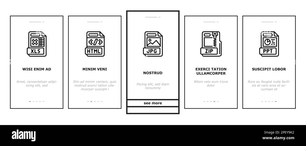 Data onboarding image hi-res stock photography and images - Alamy