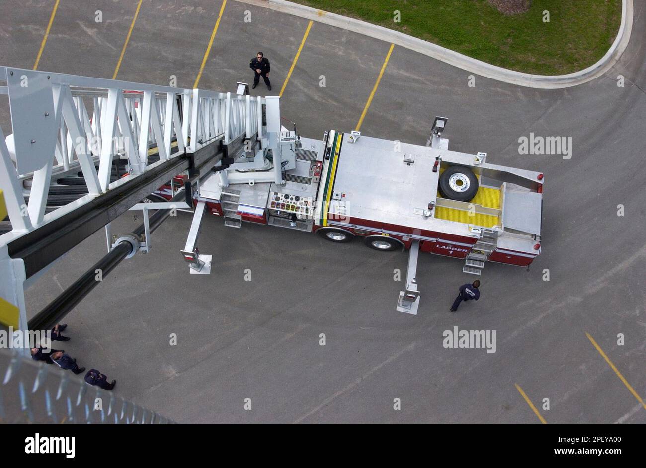 The KME Fire Apparatus ladder truck that was just delivered to the ...