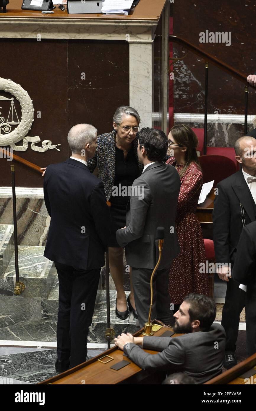 French Prime Minister Elisabeth Borne, French Junior Minister for the ...