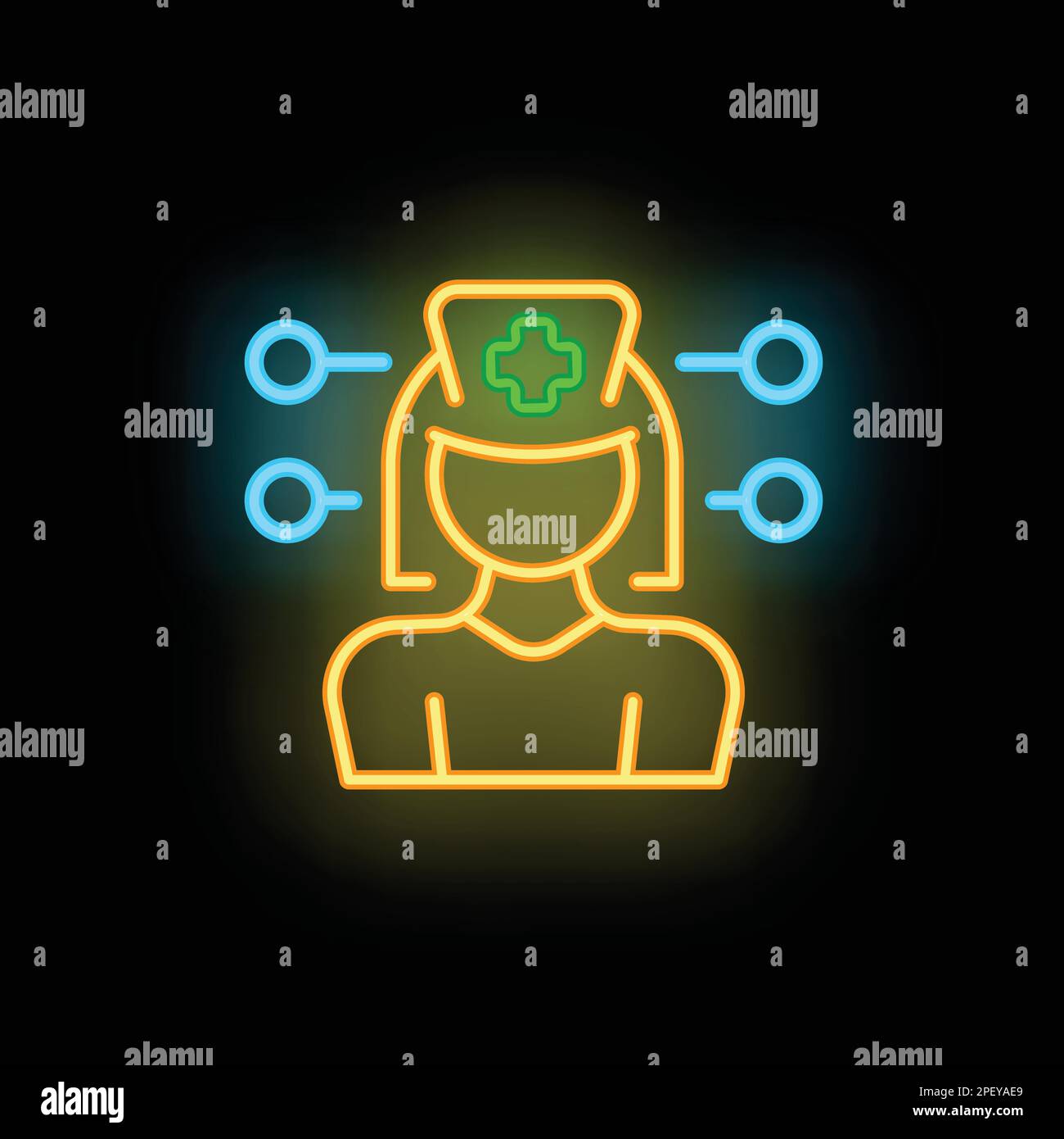 Medical nurse icon outline vector. Medicine surgeon. Clinic patient ...