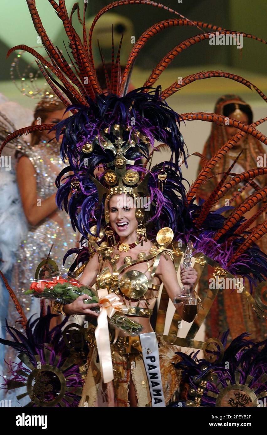 Jessica Rodriguez, Miss Panama, winner in the Traditional Clothes ...