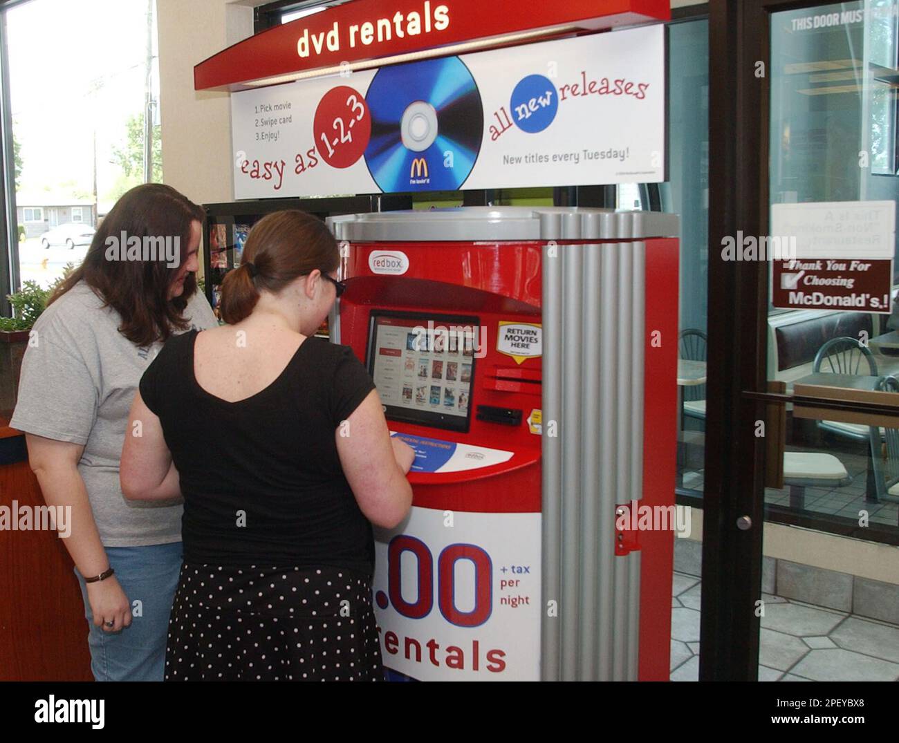 Jill Rivera, left, and Brenda Hall of Denver look over the selection of ...
