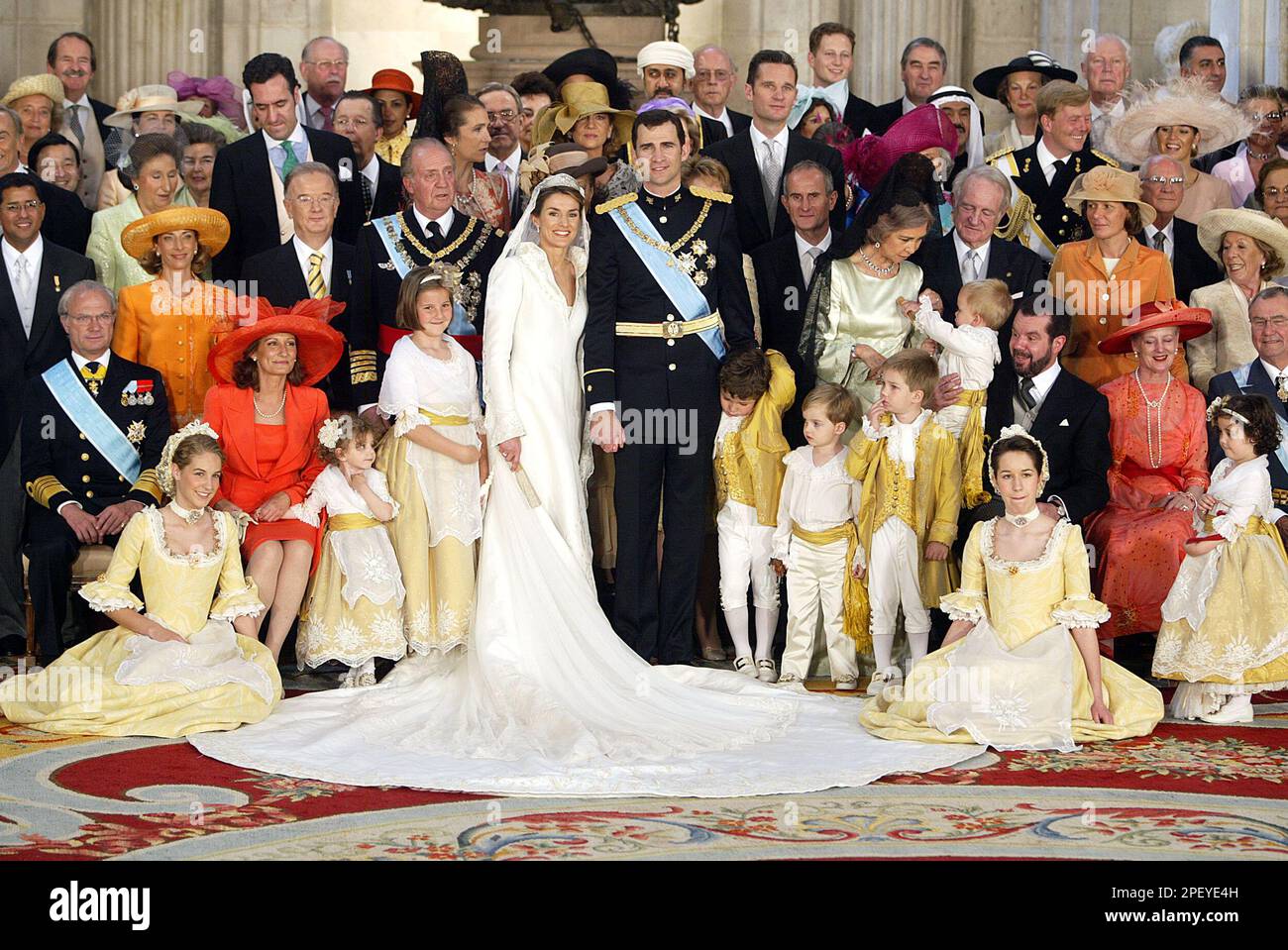 Spanish Crown Prince Felipe of Spain and his wife Princess Letizia ...