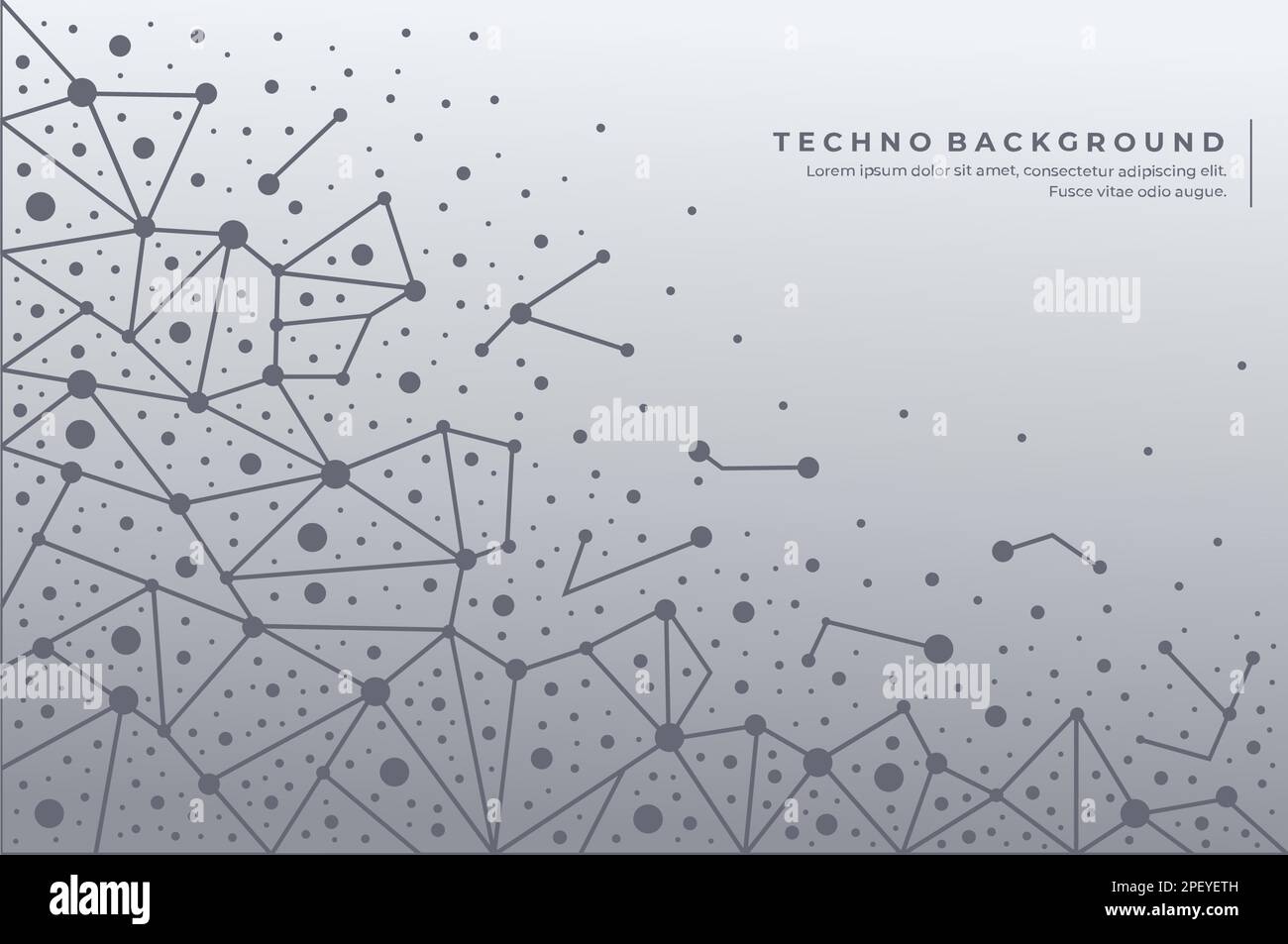 Abstract technology background. Silver atom background. Modern simple ...