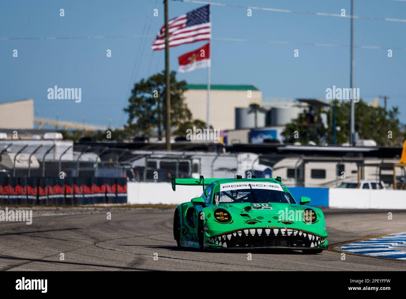Sebring, Etats Unis. 16th Mar, 2023. 80 HYETT PJ (usa), PRIAULX Seb ...