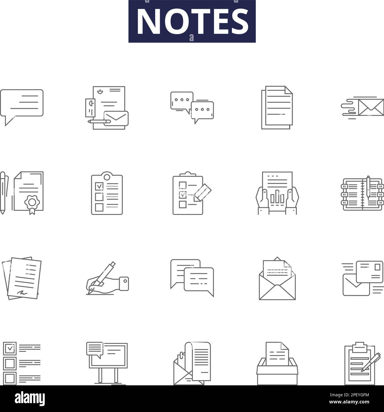 Notices and instructions Stock Vector Images - Alamy